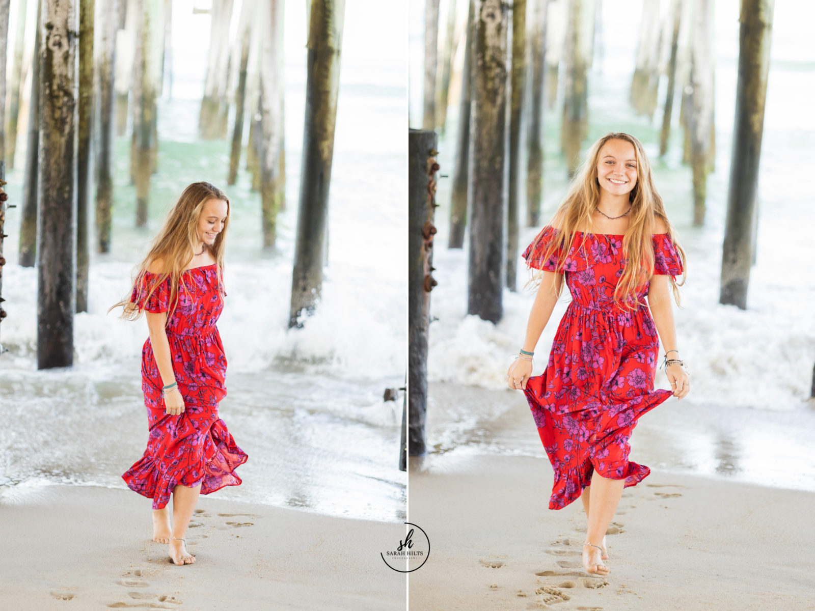 Nags Head North Carolina Surfing Senior Session Jadyn
