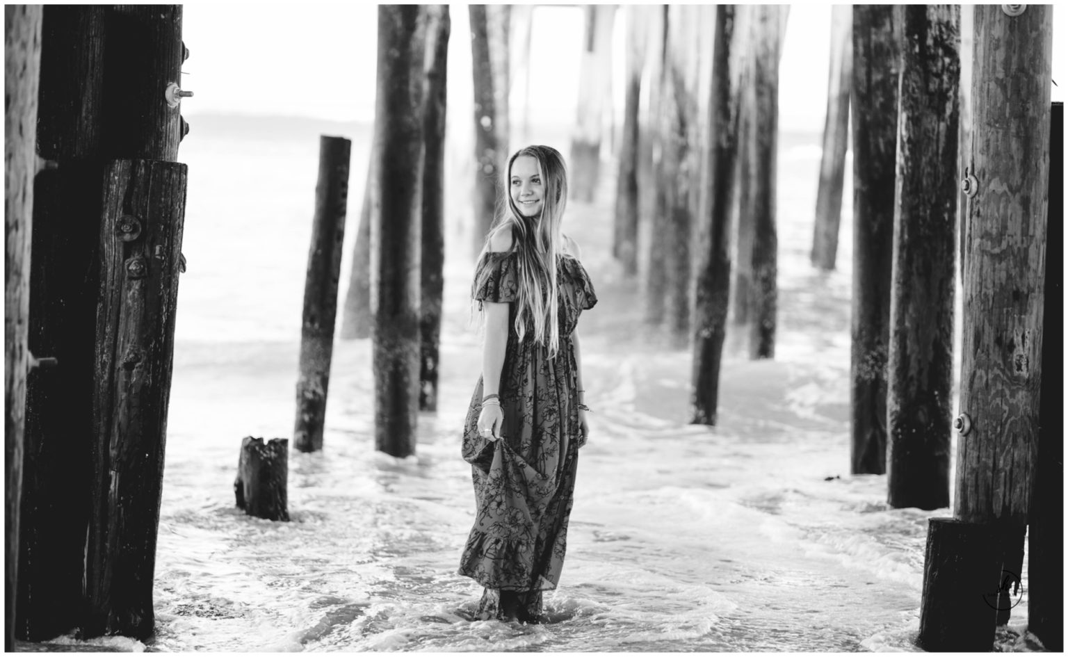 Nags Head North Carolina Surfing Senior Session Jadyn